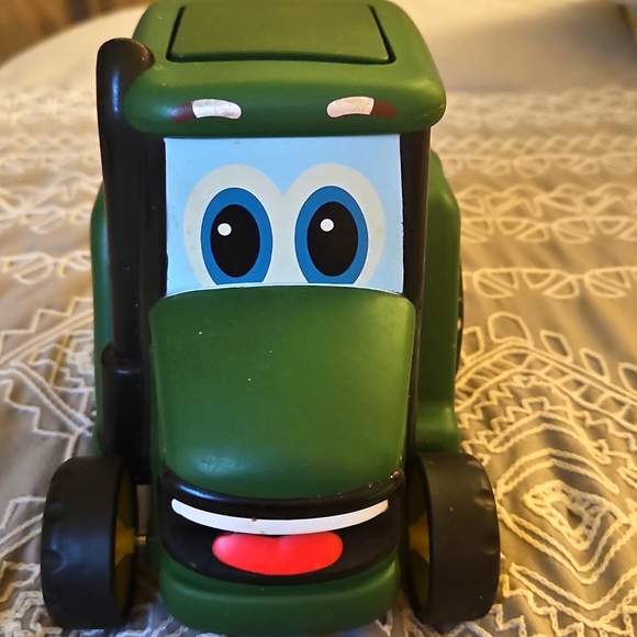 Toys | John Deere Tomy Green 6in Push N Roll Johnny Tractor | Poshmark